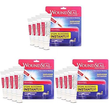 WoundSeal Topical Powder Wound Care First Aid for Cuts, Scrapes and ...