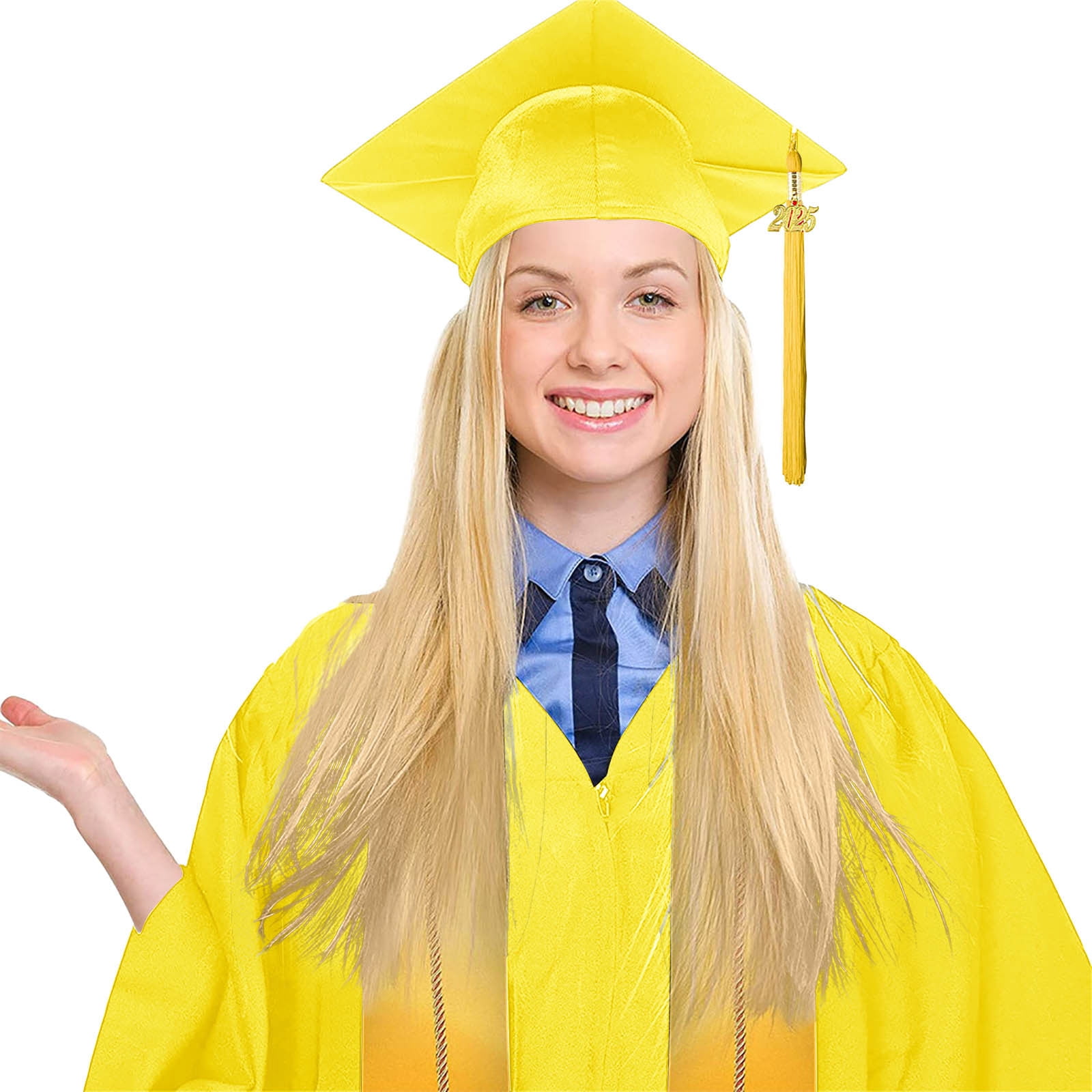 Woven Bachelor's Dress Adult Graduation Dress Academic Dress Set Graduation Gown Academic Dress ...