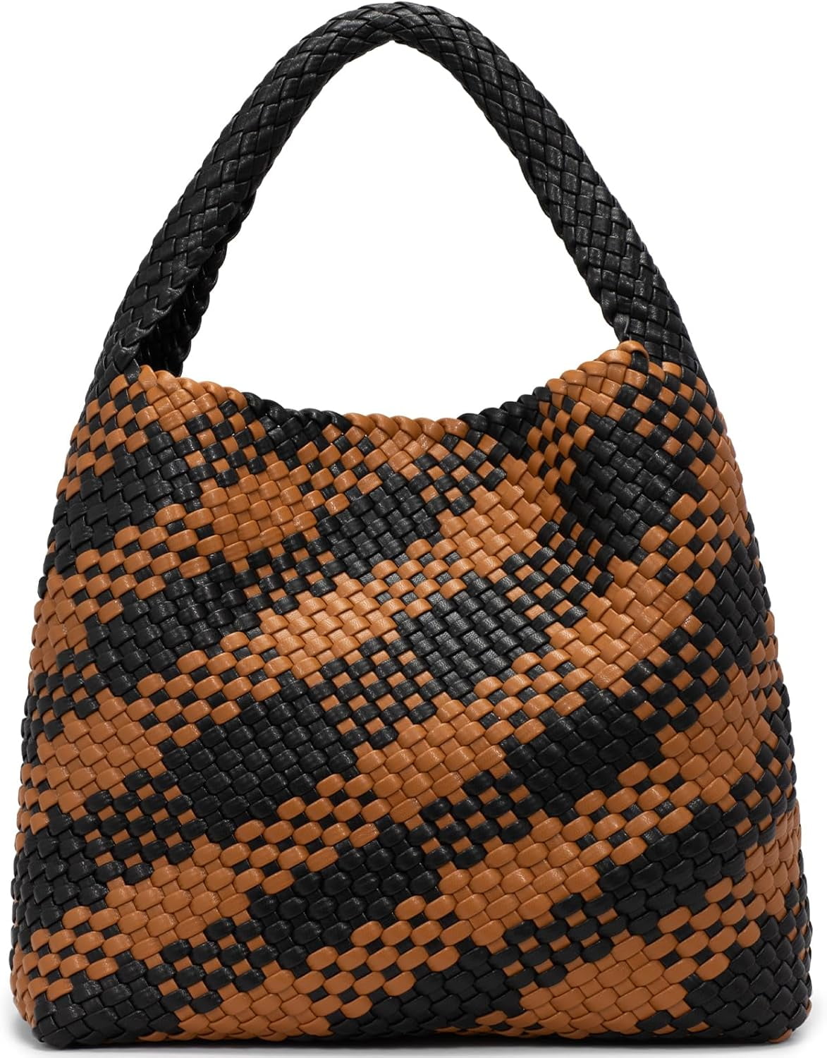 Woven Bag Purses and Handbags Woven Vegan Leather Bag For Women Woven ...