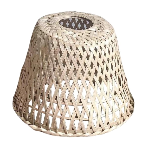 Woven Bamboo Pendant Light Shade for Dining Room Durable Dust ...