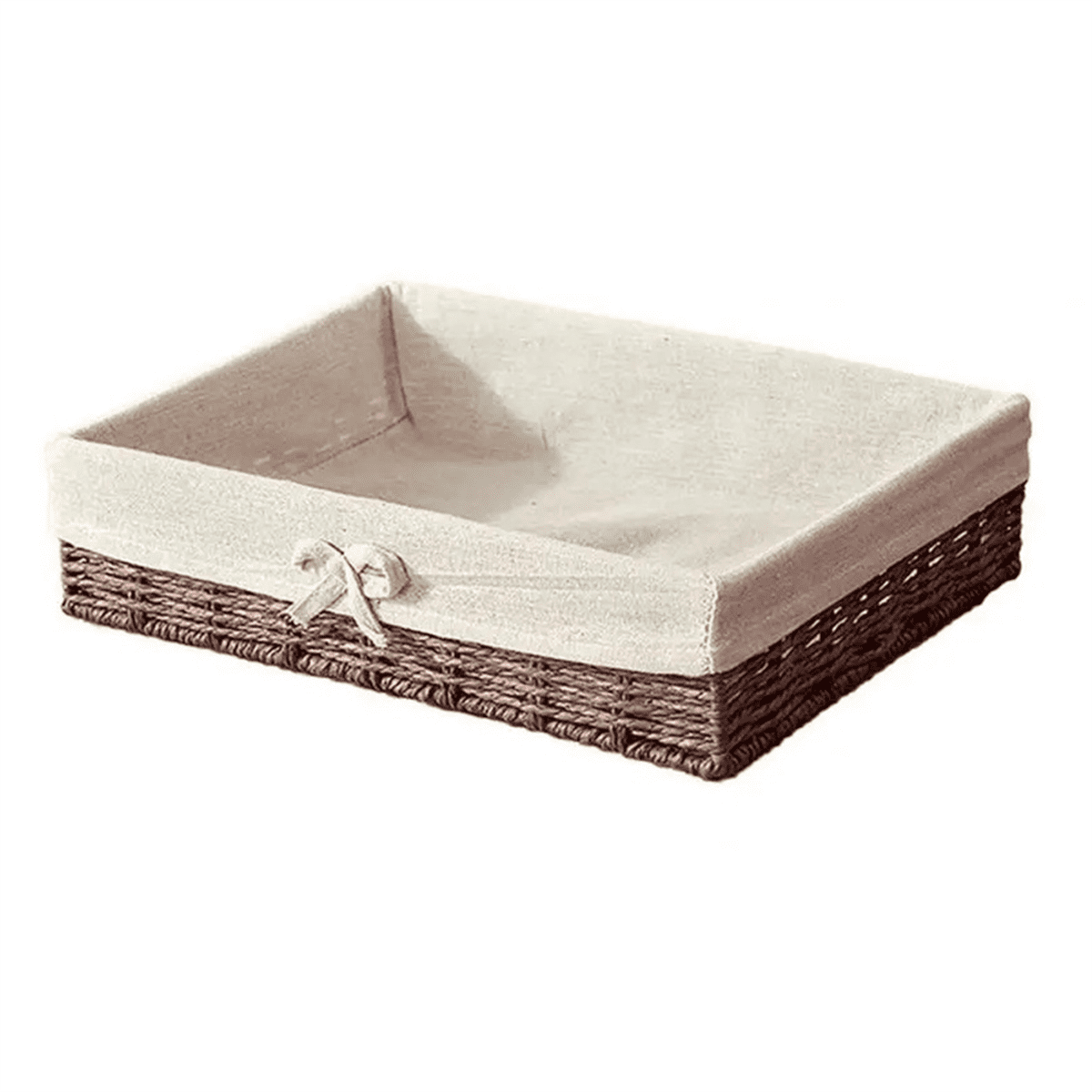 Woven Baskets Picnic Basket Storage Bread Plate Paper Rope Storage ...