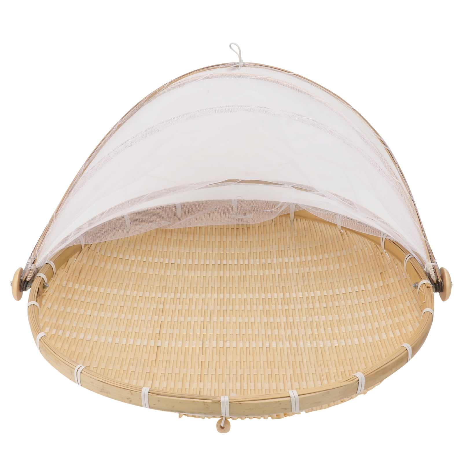 Woven Baskets with Lids Food Bamboo Bread Screen Tent Decorative ...