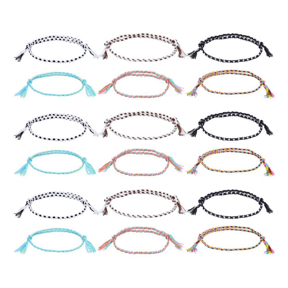 Woven Bracelets for Teen Girls, Adjustable Girl Braided String ...