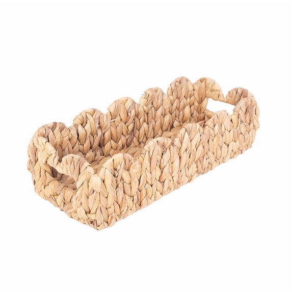 Woven Bread Basket Wicker Basket Seagrass Storage Bin Gourd Shape ...