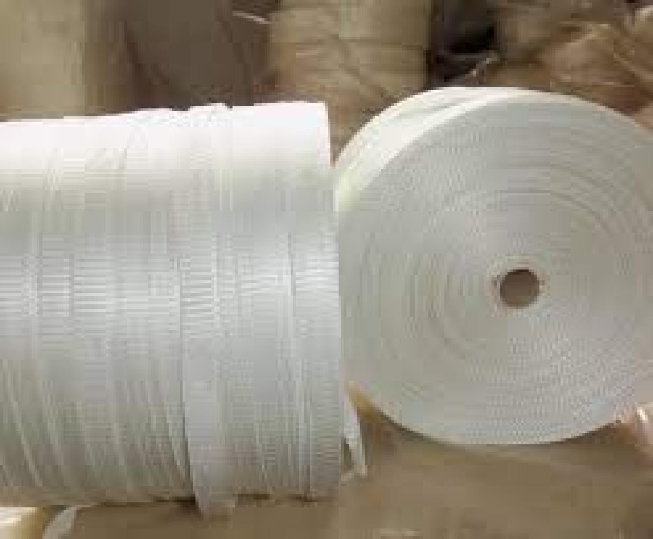 Woven Cord Strapping Flat Rope Roll - 1000ft x 3/4’’, UV Treated for ...