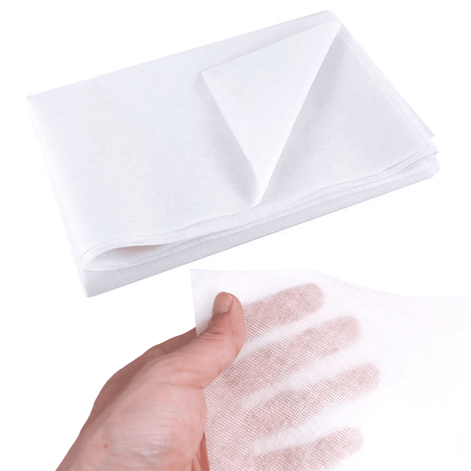 Woven Cotton Fusible Fleece for Sewing 39 "x 39 " Non Woven Wash Away ...