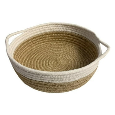 Simplify 2 Pack Large Woven Shelf Storage Basket in Grey - Walmart.com