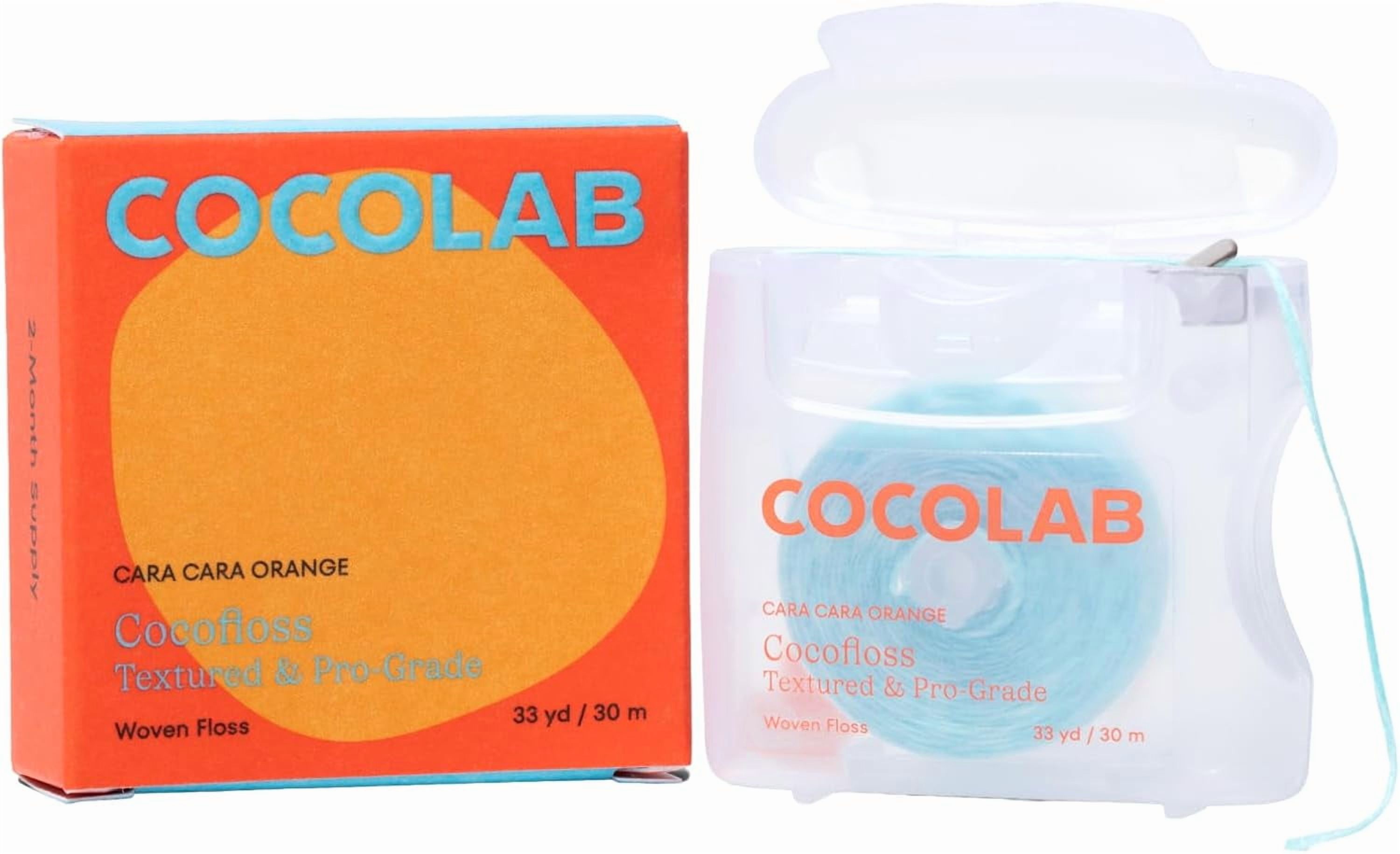 Woven Dental Floss, Dentist-Designed Oral Care, Orange Scent, Waxed ...