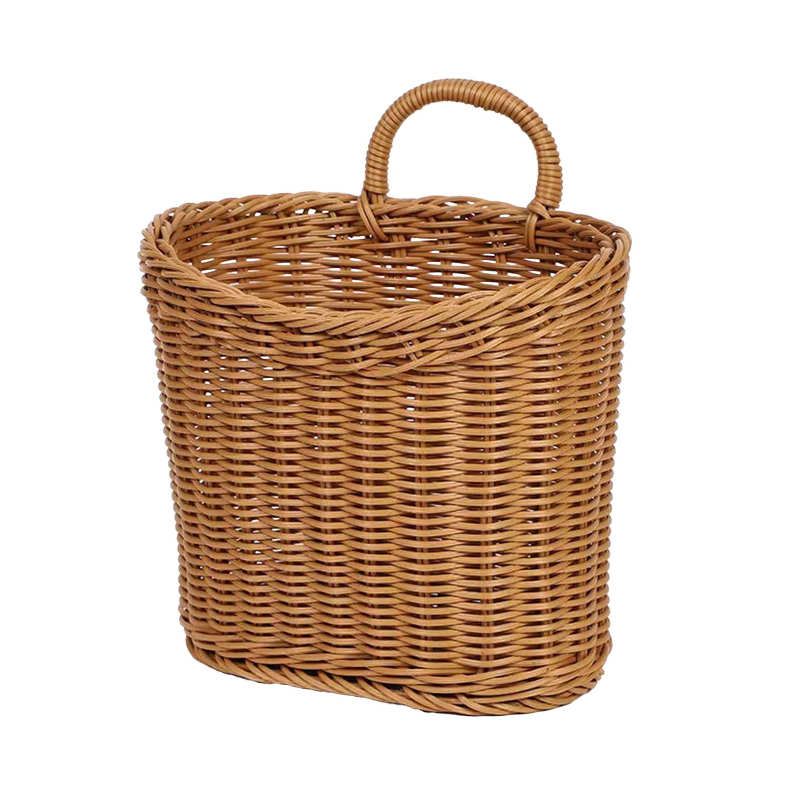 Woven Hanging Wall Basket for Front Door – Imitation Wicker Door Basket ...