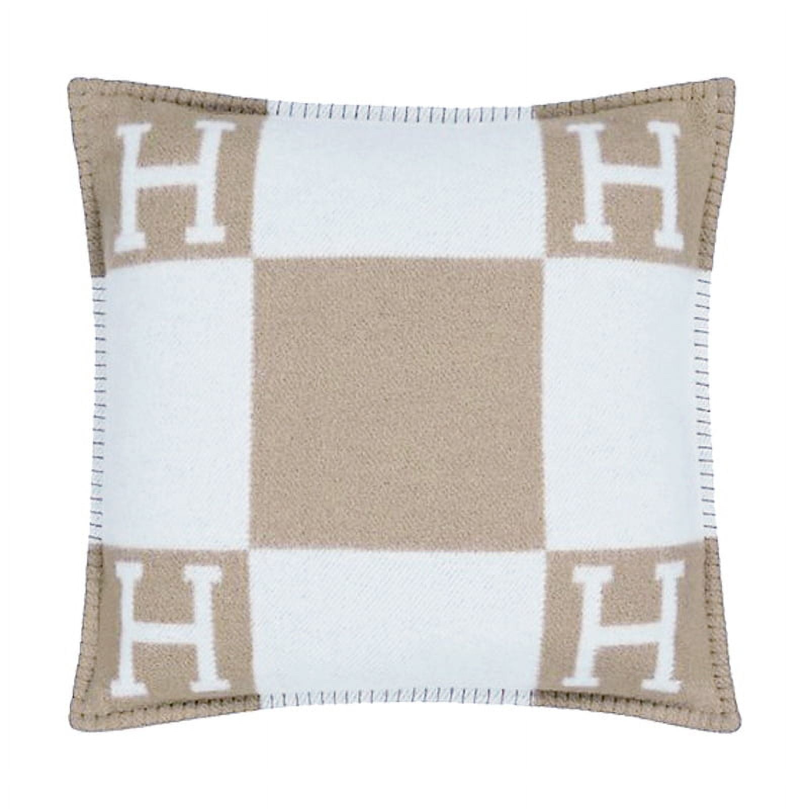 Woven Jacquard Pillow Pillow Case H Pillow H Blanket Cushion Sofa Wool ...