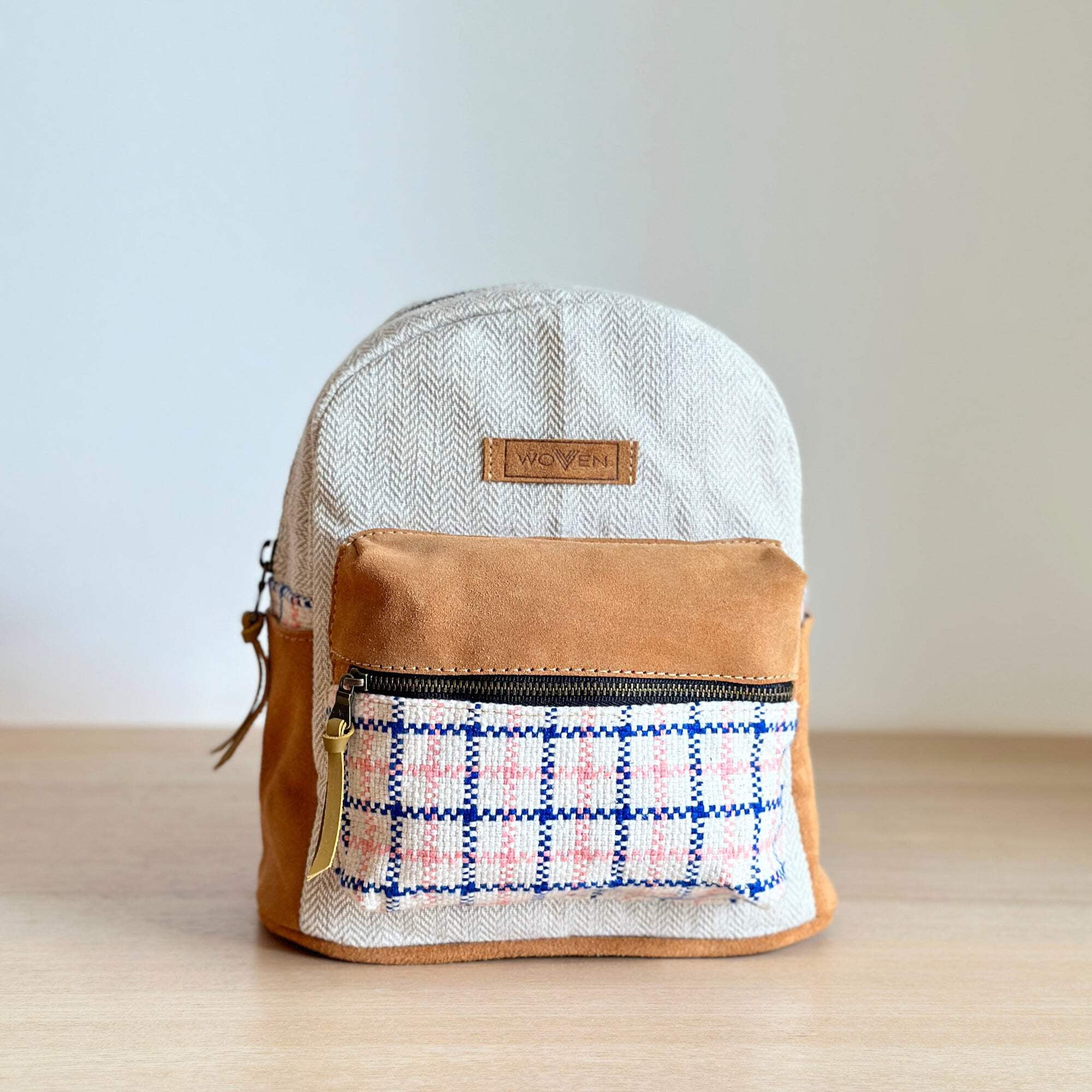Woven Mini Backpack - Plaid - Walmart.com