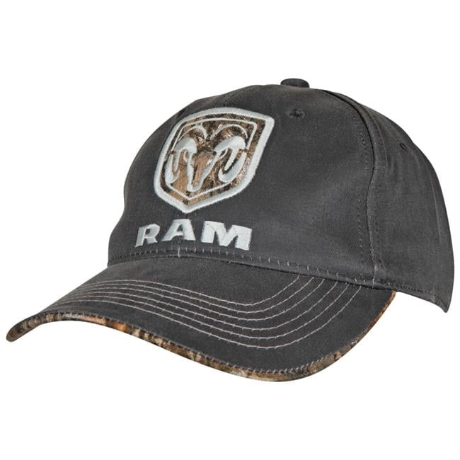 Woven Patch Camo Logo Pre-Curved Adjustable Hat - Walmart.com