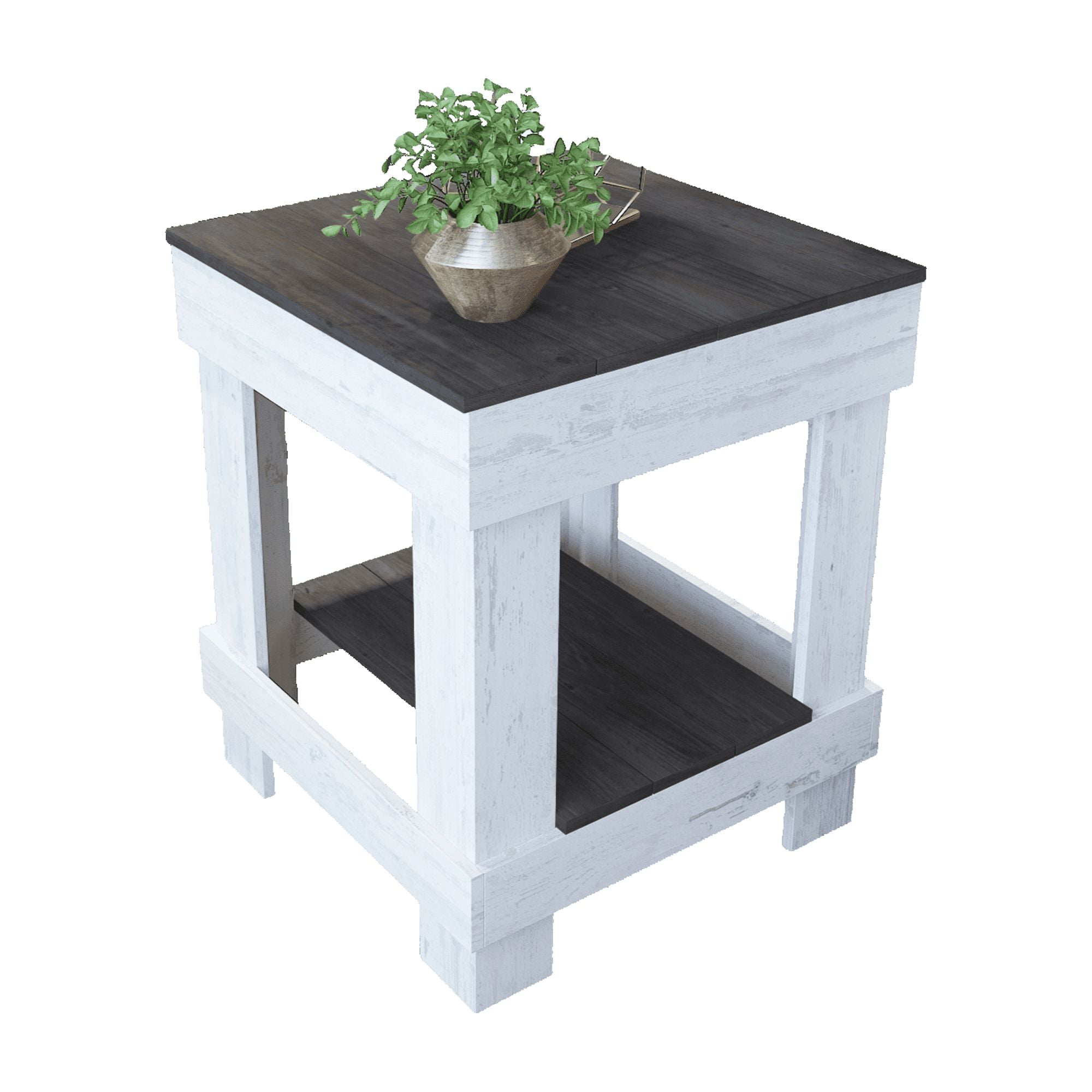 Quinta Fully Woven Side Table Square 45