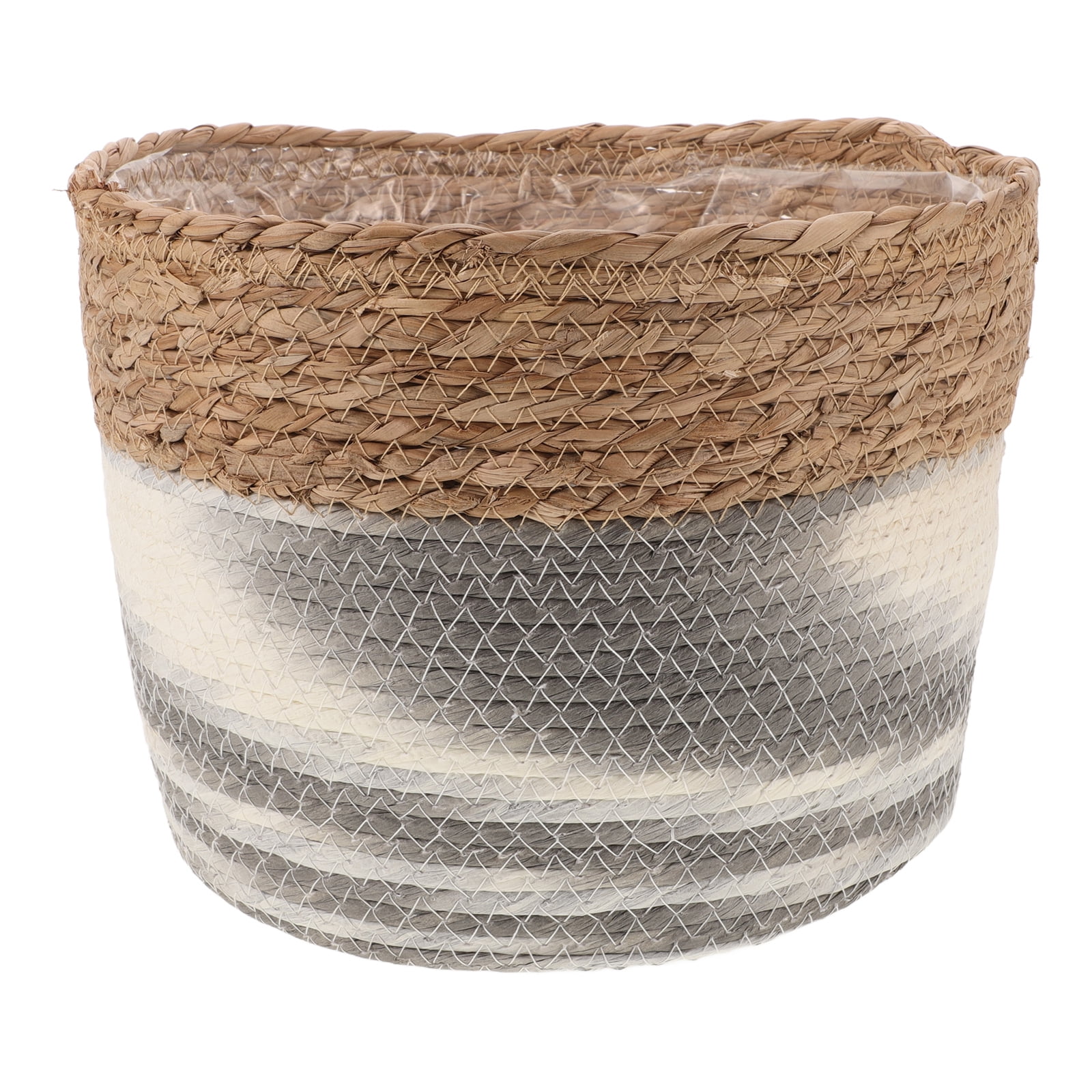 Woven Planter Seagrass Belly Basket Storage Plant Pot Storage Plant ...