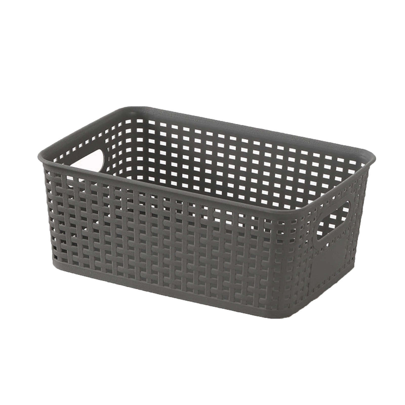 Woven Plastic Storage Baskets - Pantry Organization and Storage Bins ...