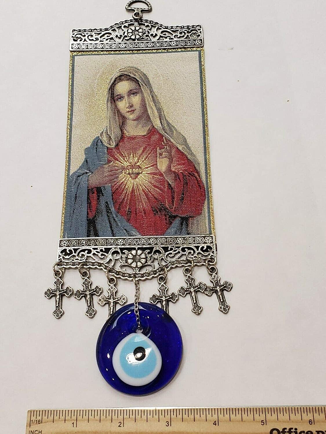 Woven Religious Tapestry Wall Hanging Catholic Christianity Icon ...