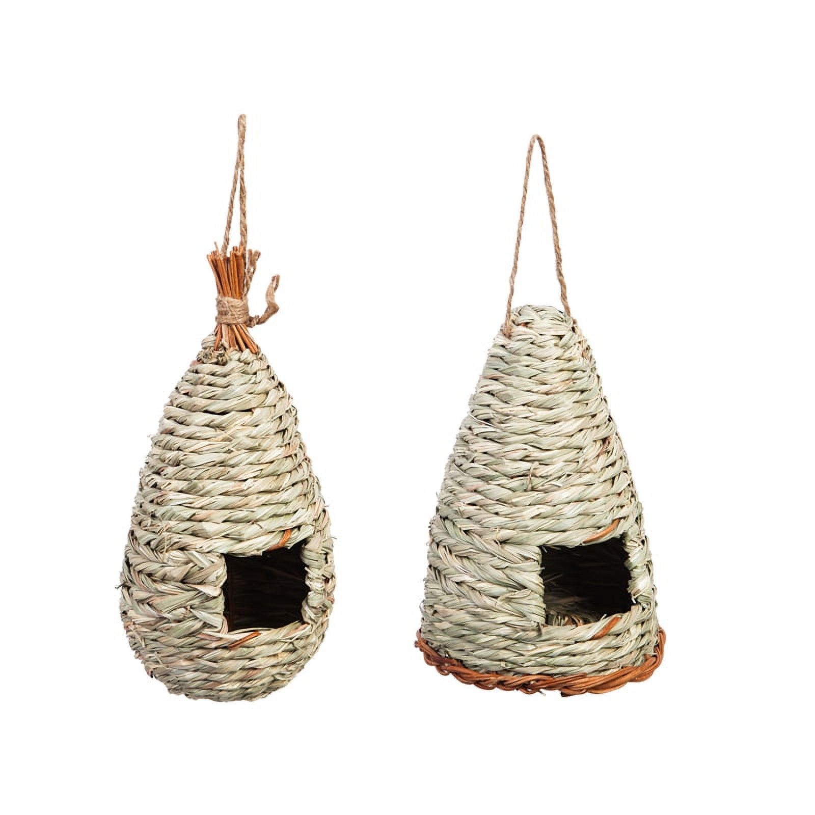 Woven Roosting Pocket/Bird House, 2 ASST, Hut - Walmart.com