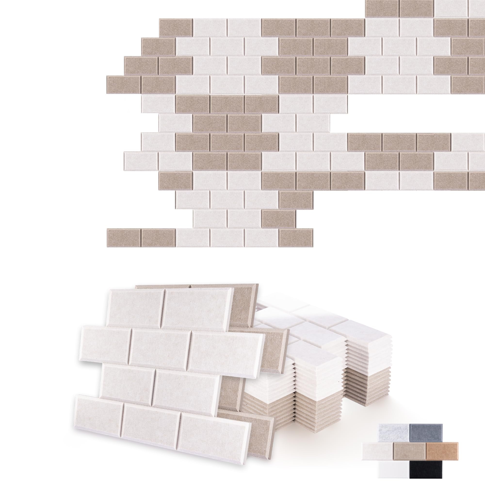 Woven Sound Acoustic Brick Panels Seamless Visual, High Sound Dampening ...