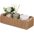 Woven Storage Basket, Desktop Coffee Table Storage Box, Paper Rope ...