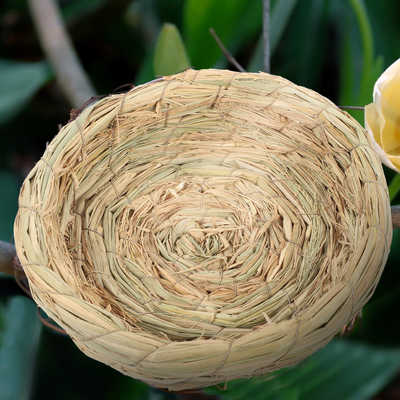 Woven Straw Bird Nest Breeding Nest Hatch House Cage for Dove Pigeon ...