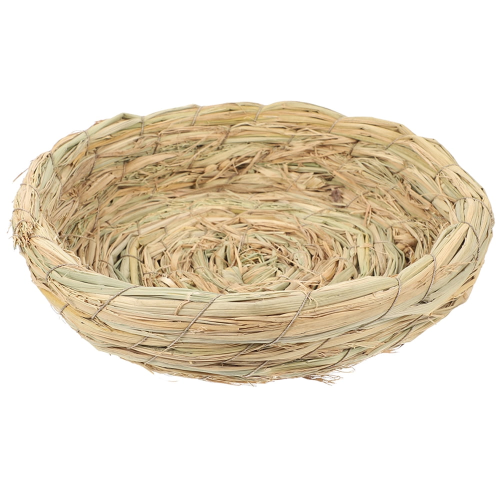 Woven Straw Bird Nest Breeding Nest Hatch House Cage for Dove Pigeon ...