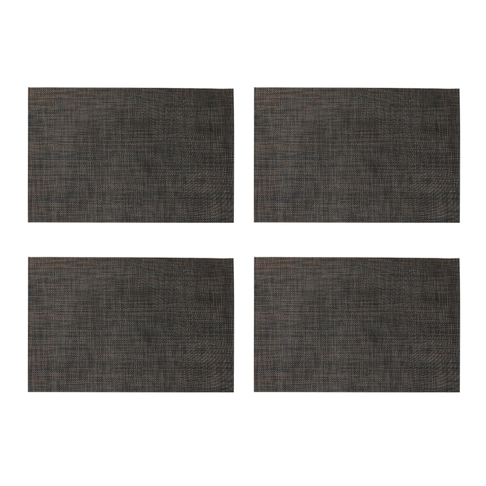 Woven Table Mats,Washable Place Mats Stain Resistant Non-Slip Heat ...