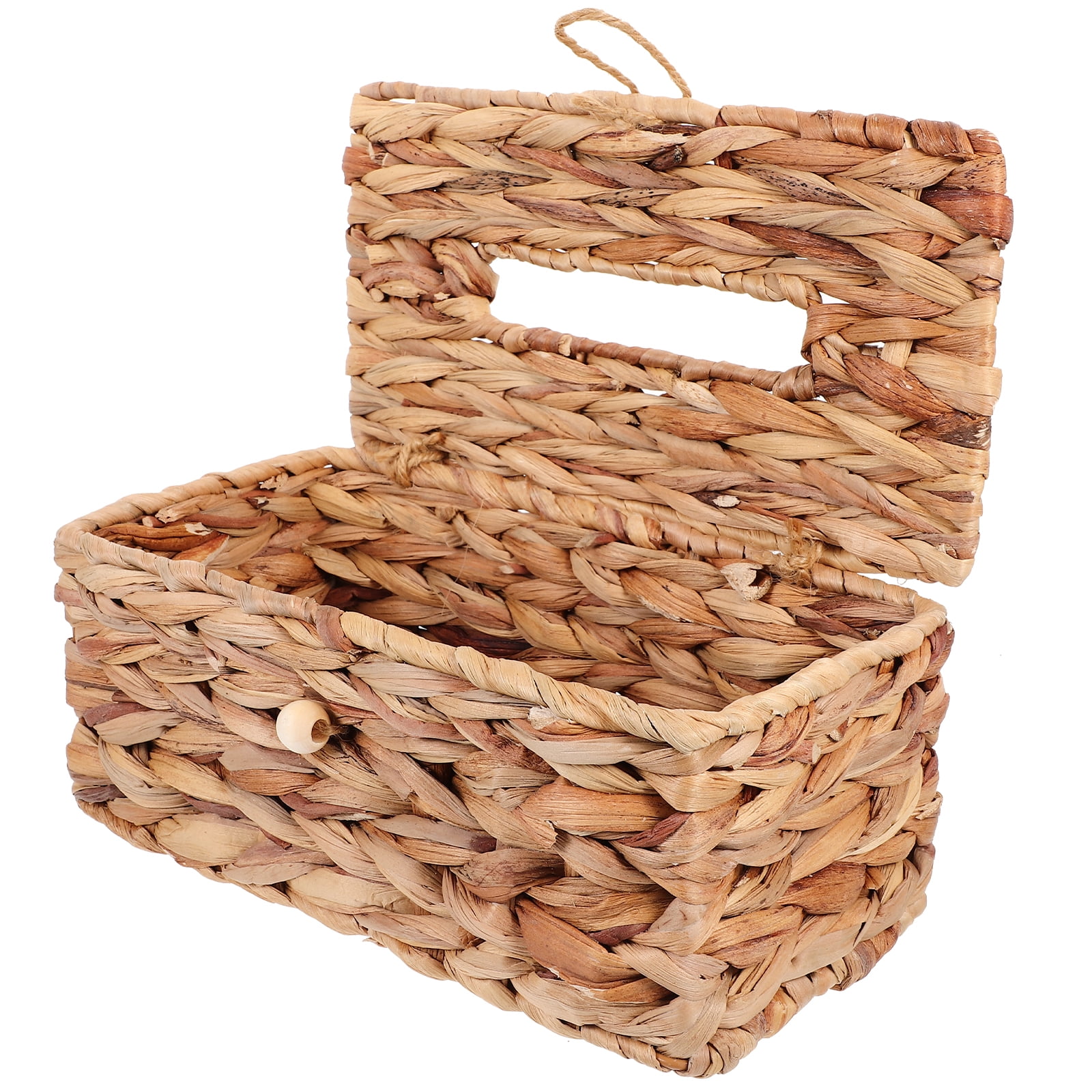 Retro Tissue Storage Box in Light Yellow Made of Synthetic Material for ...