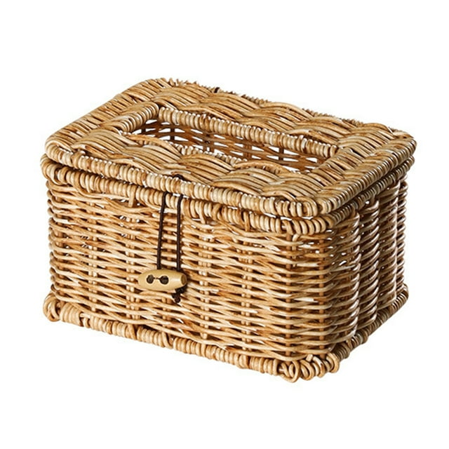 Woven Tissue Dispenser Decoration Woven Tissue Box Cover Woven Tissue ...