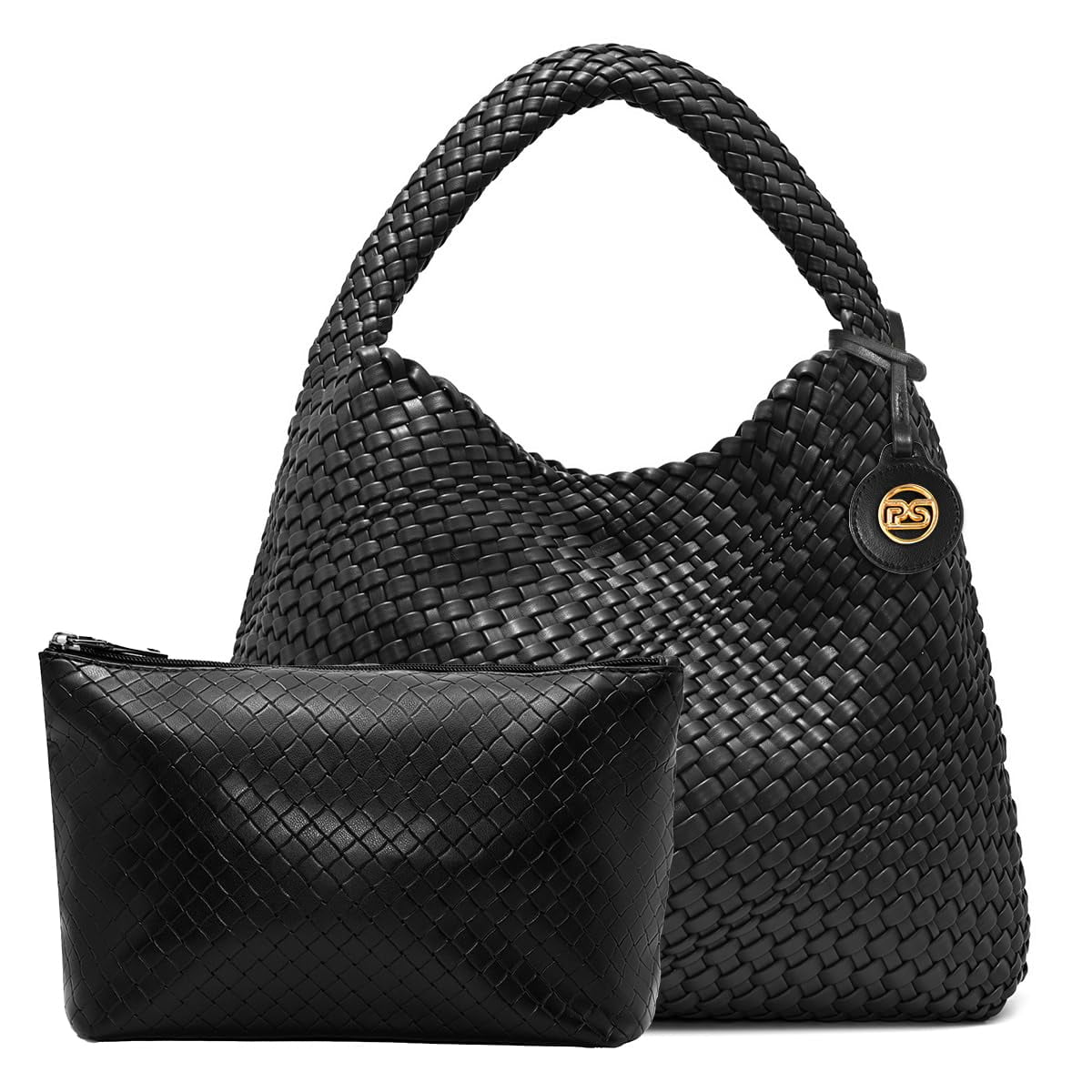 Woven Tote Bag for Women Large Woven Purse Woven Leather Handbags ...