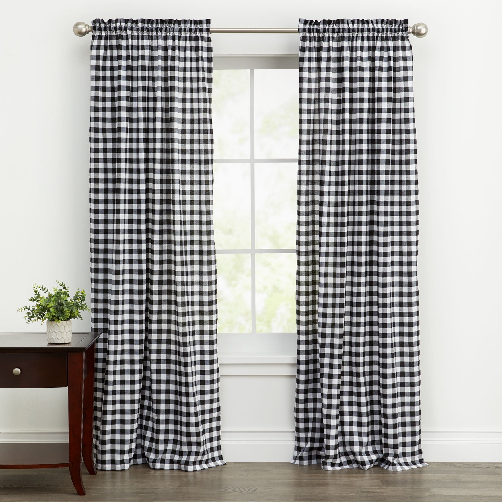 Woven Trends Farmhouse Kitchen Decor, Buffalo Check Print, Plaid ...