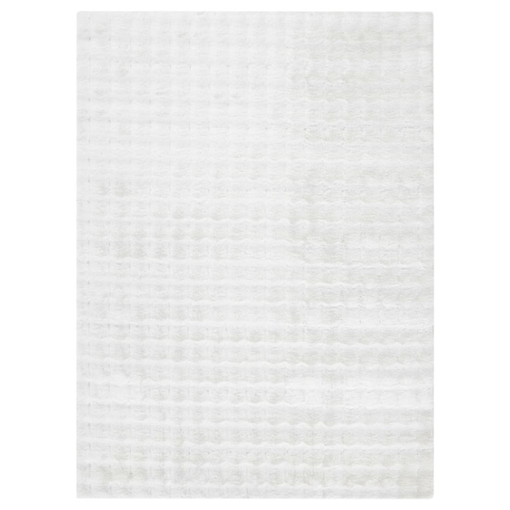 Woven Trends Mavish Bubble Area Rug 150 25099 Lush White, 5' x 7' Ultra ...