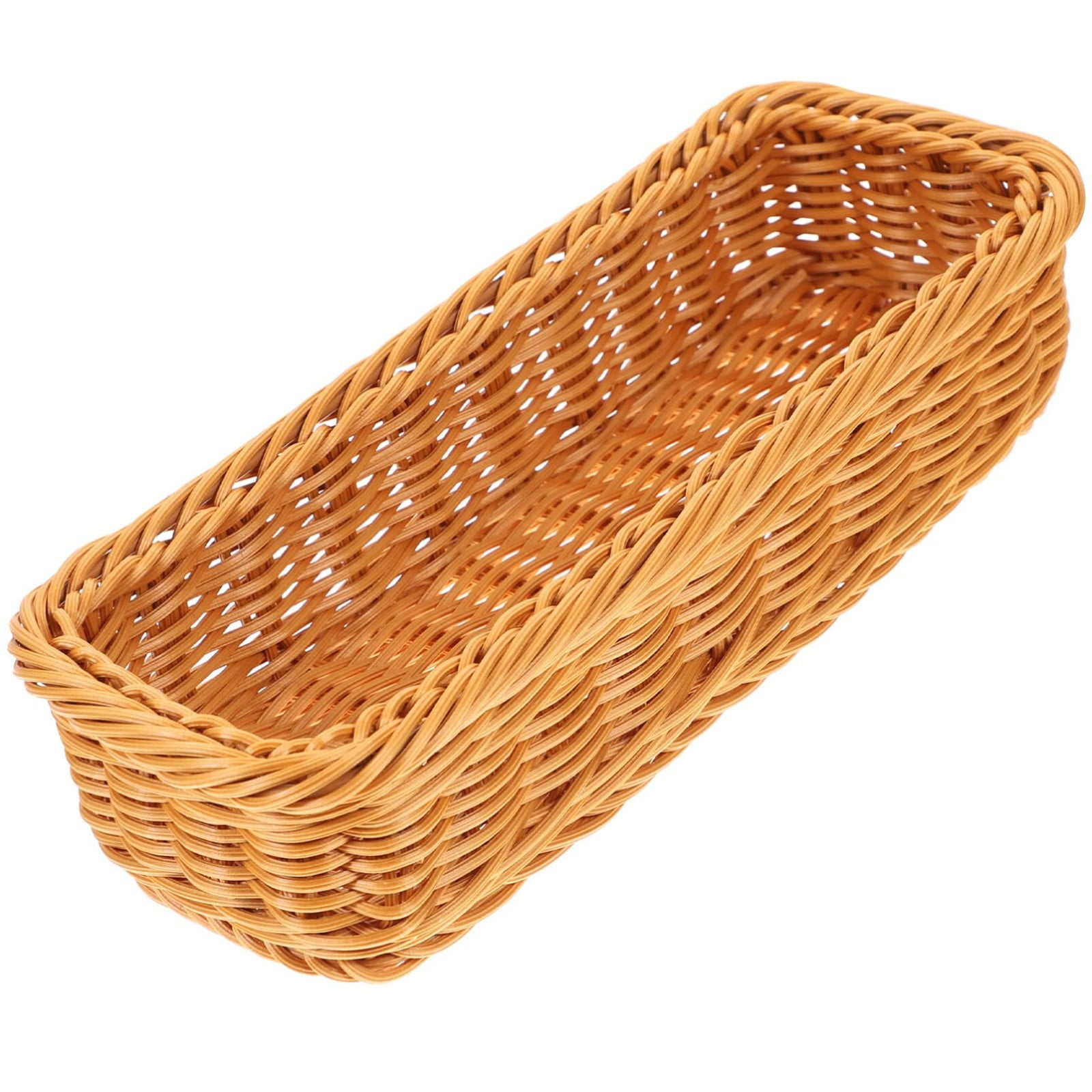 Woven Wicker Bread Baskets for Fruit Vegetable Storage Organizing, for ...