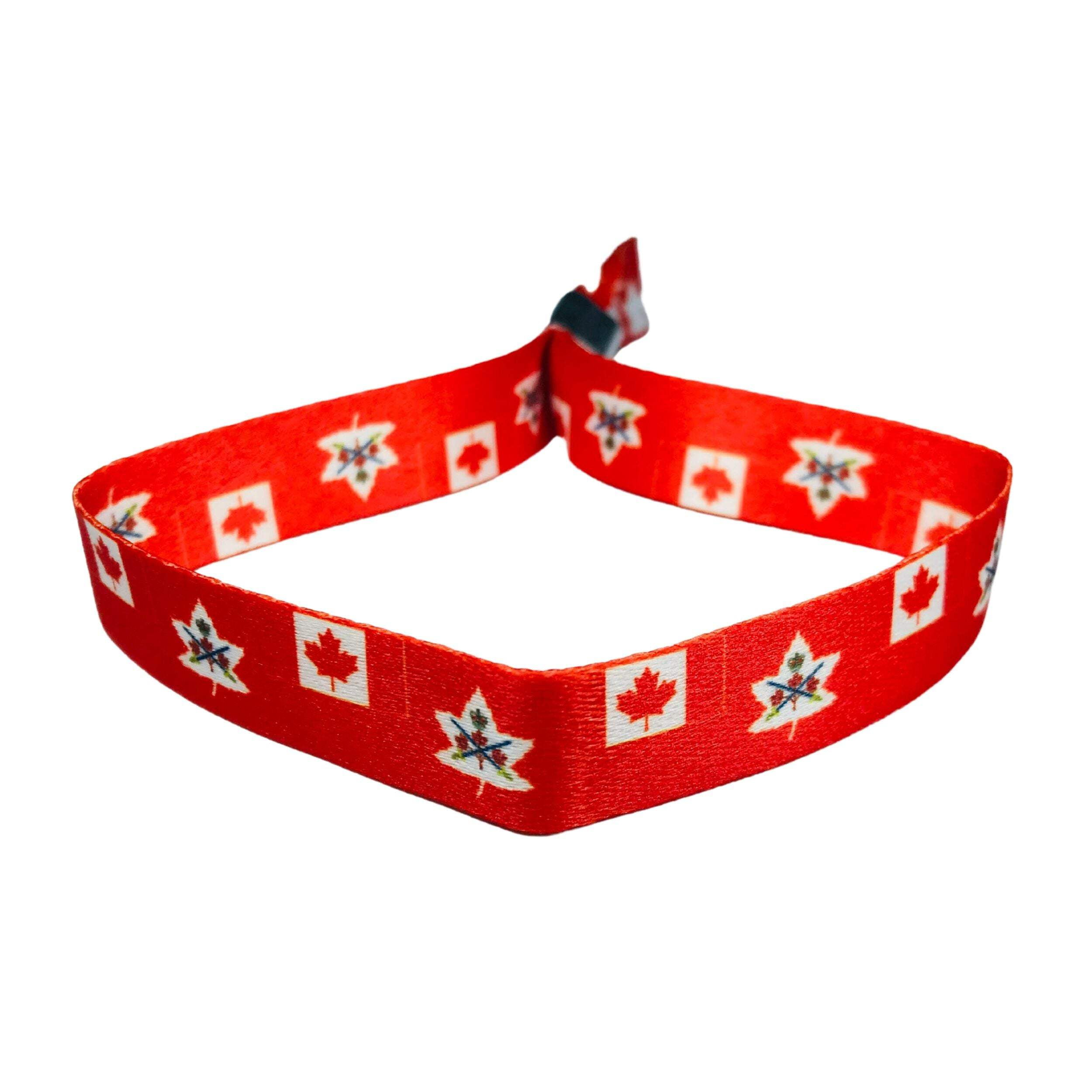 Woven Wristband - Flag The Canadian Army - Canadá - P1449 | Fabric ...