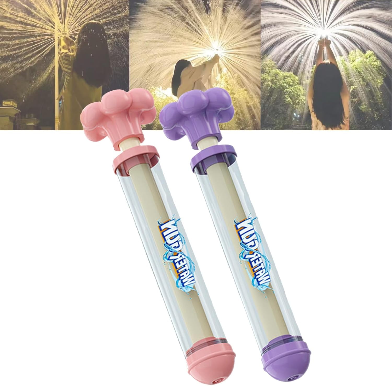 WovenWink 2PC Firework Water Gun, Romantic Firework Style Water Spray ...