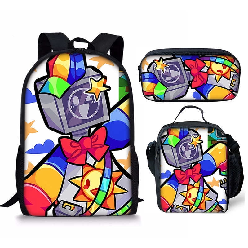 WovenWink 3PC Sprunki Backpacks Sprunky Lunch Pack Sprunky PenciI Bag ...