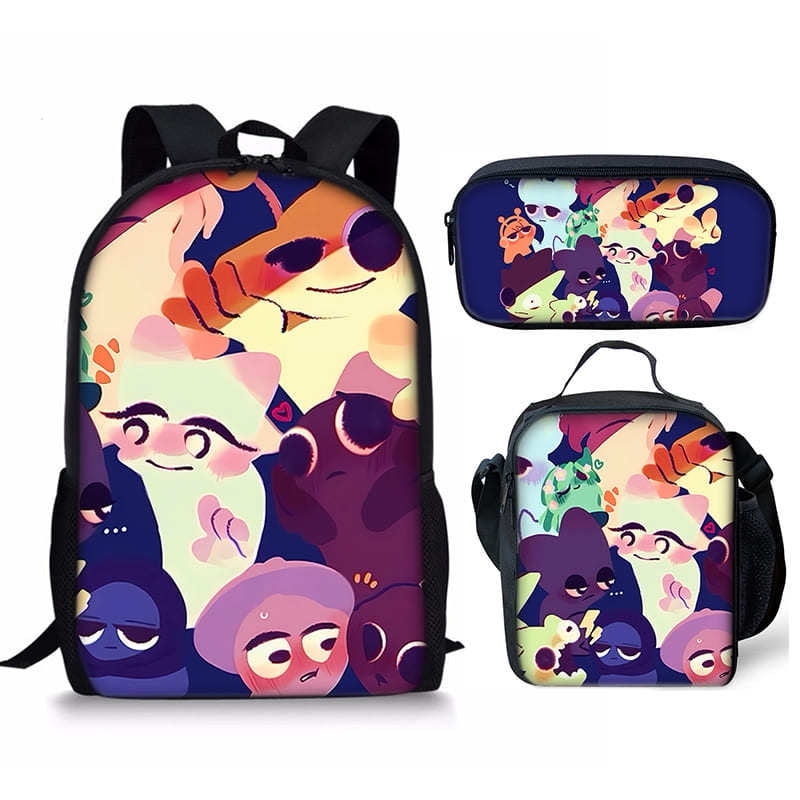 WovenWink 3PC Sprunki Backpacks Sprunky Lunch Pack Sprunky PenciI Bag ...