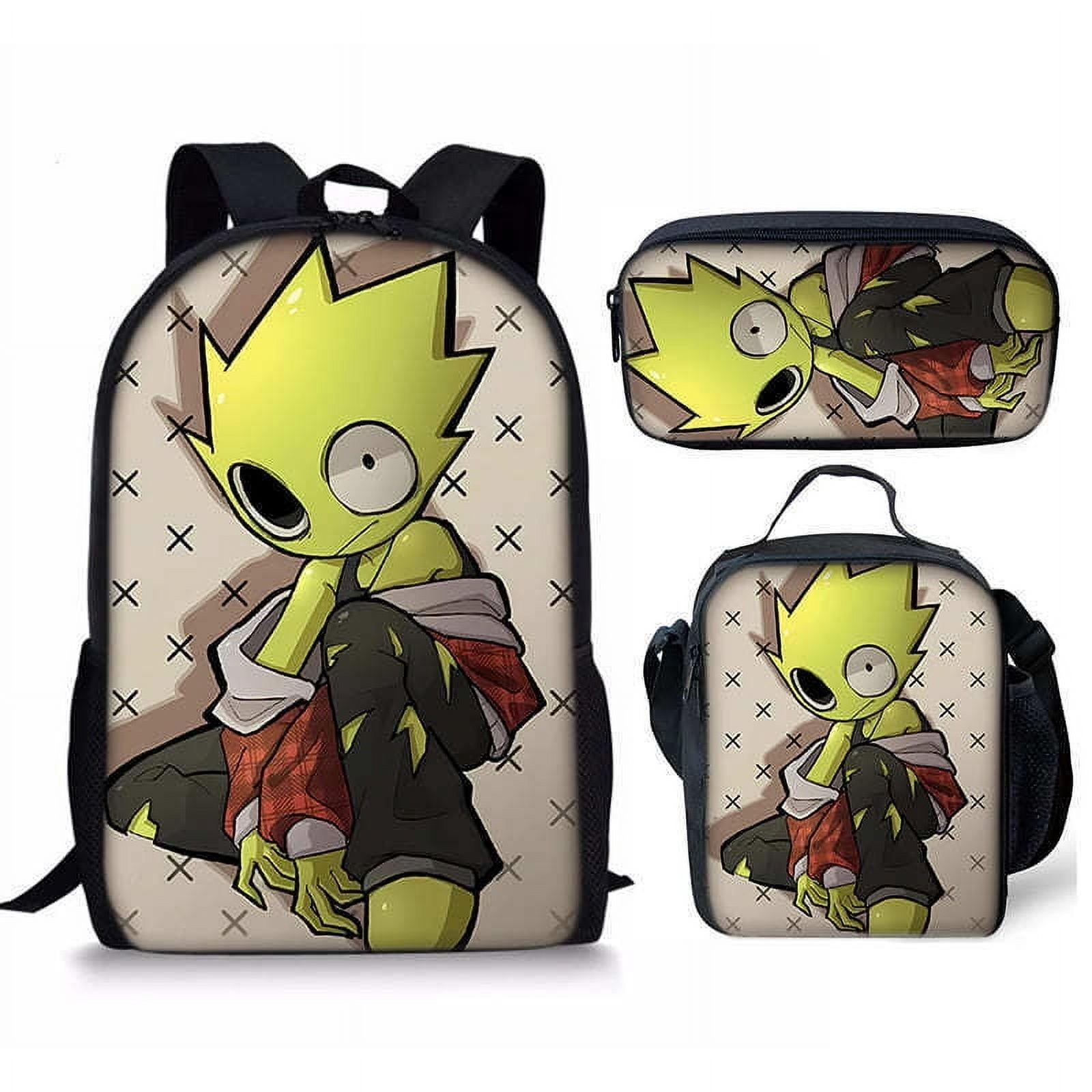 WovenWink 3PC Sprunki School Backpacks Sprunky PenciI Bag Lunch Pack ...