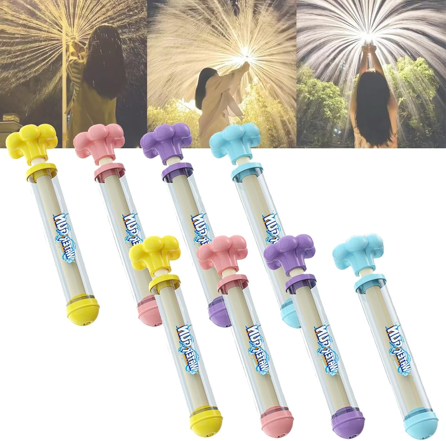 WovenWink 8PC Firework Water Gun, Romantic Firework Style Water Spray ...
