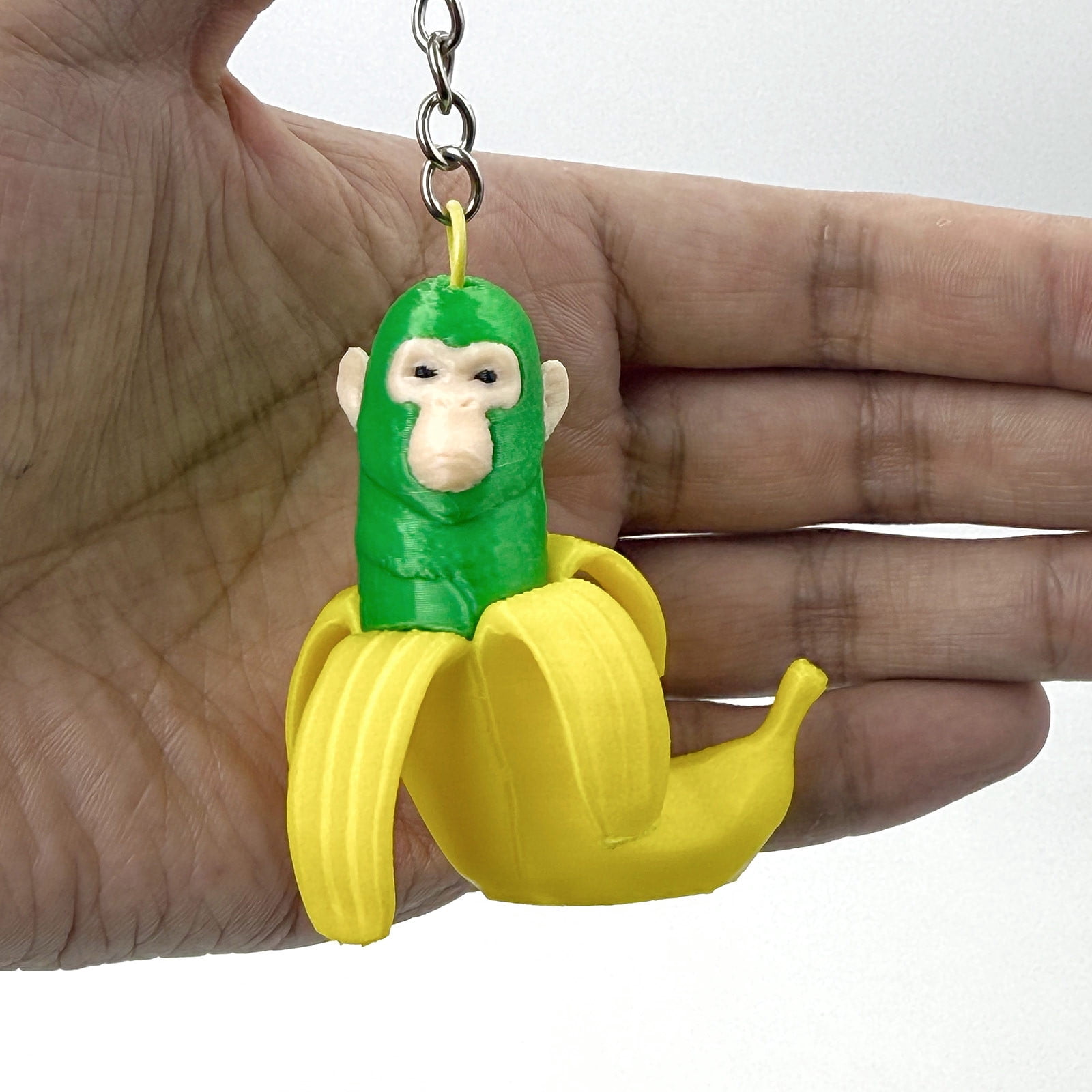 WovenWink Chimpanzini Bananini Ornaments Key Pendant, 3.14" Italian ...
