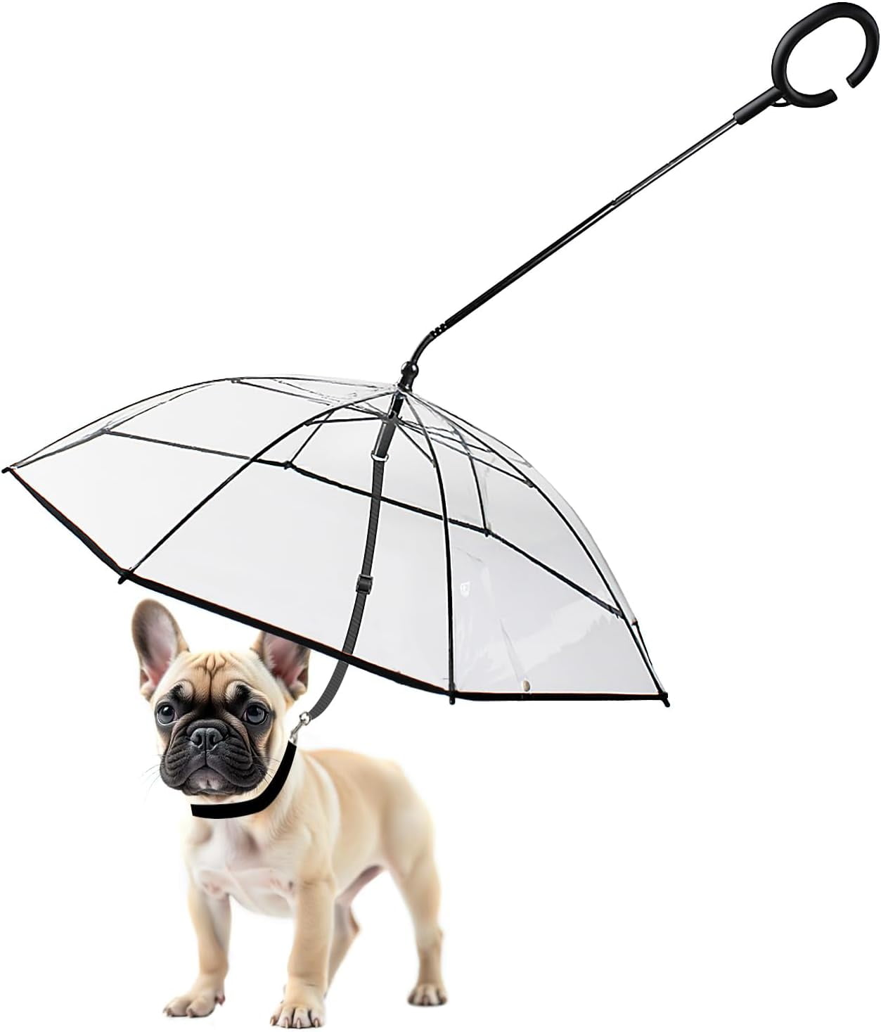 WovenWink Clear Dog Umbrella for Small Dogs, Doggie Umbrella Leash ...