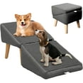 WovenWink Dog Steps for Bed Sofa, Foldable Dog Ramp, Non-Slip Safety ...