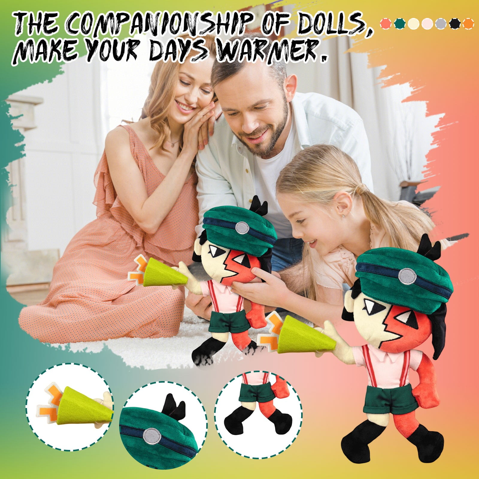 WovenWink ENA Dream BBQ Plush, ENA Dream BBQ Talking Plush Toys, Video Game Characters Stuffed ...