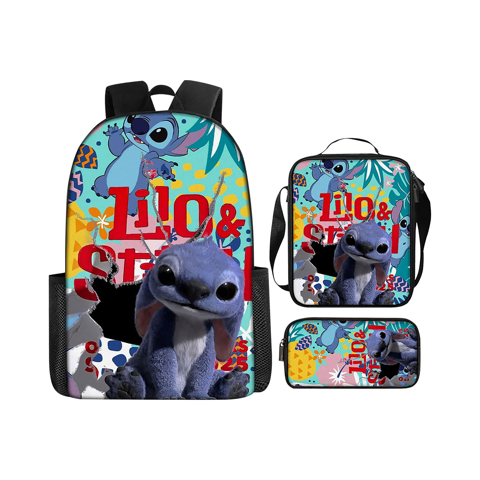 WovenWink Lilo and Stitch Movie Backpacks, 13.8" Sitting Sad Stitch ...