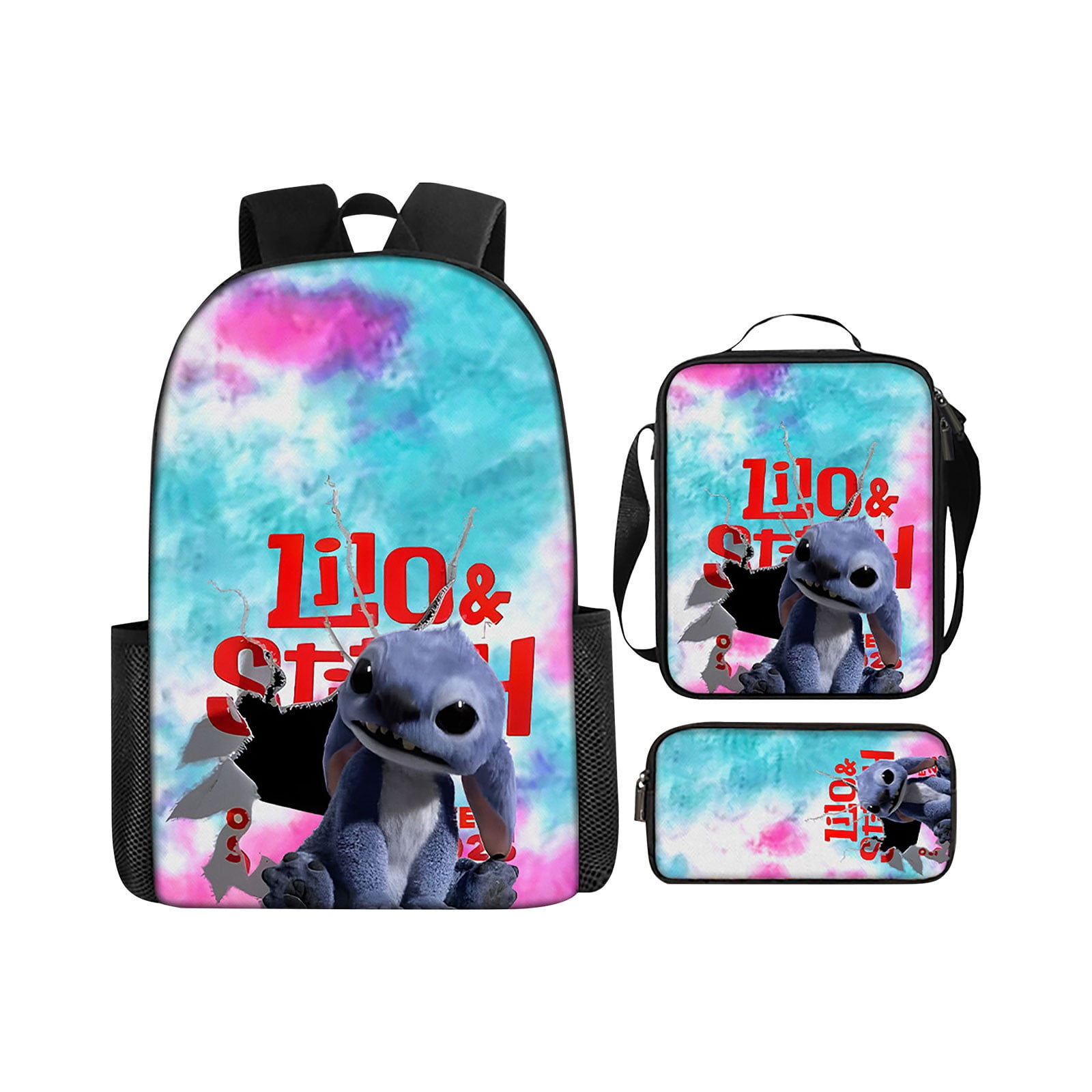 WovenWink Lilo and Stitch Movie Backpacks, 13.8" Sitting Stitch Travel ...