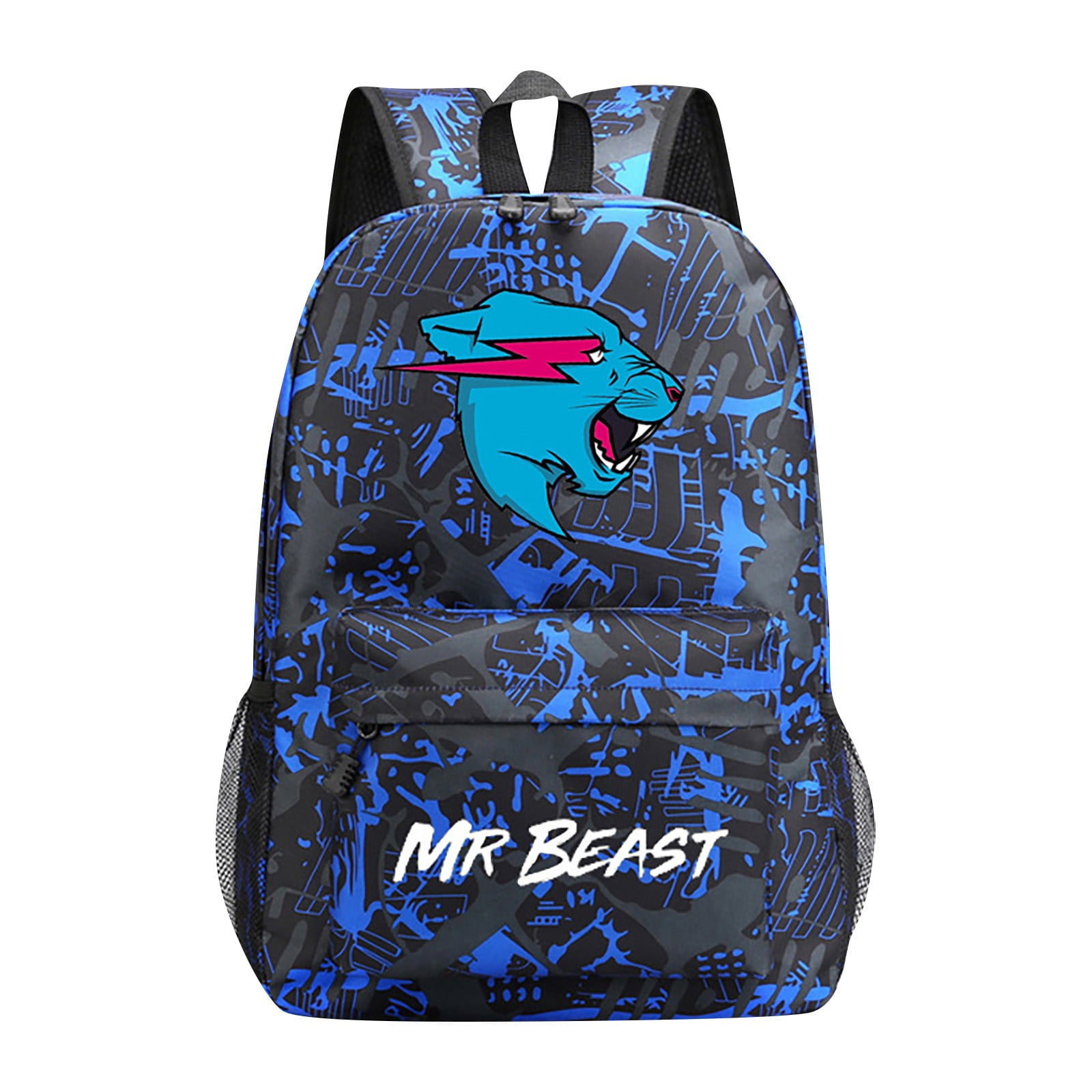 WovenWink Mr Beast School Backpacks, 18" Cloth Cute Practical Mochila ...