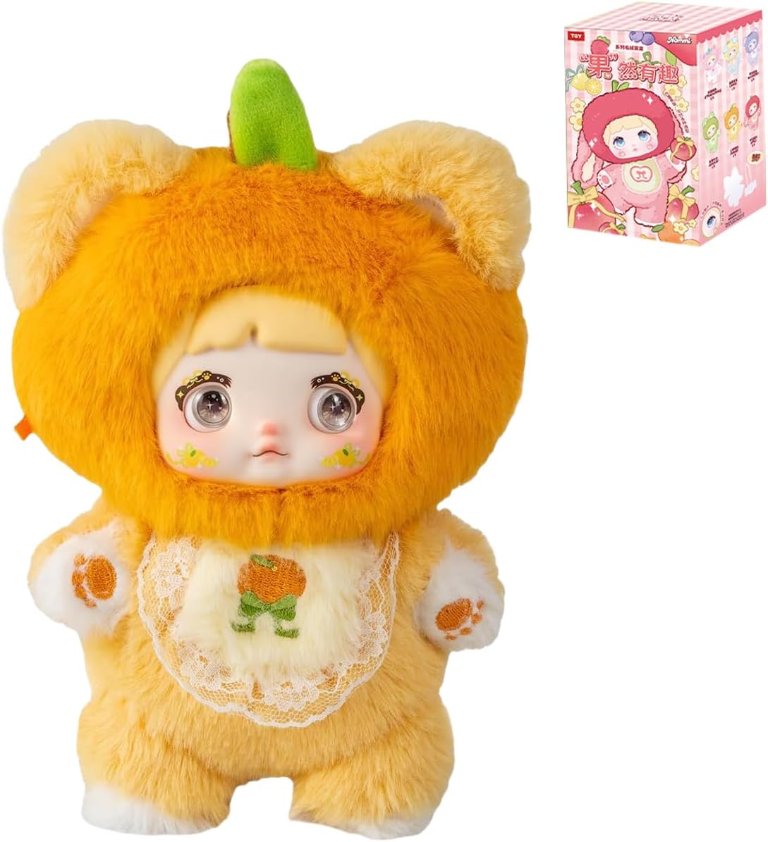 WovenWink Nommi Interesting Fruits Series Plush Blind Box Figures, 6PC ...