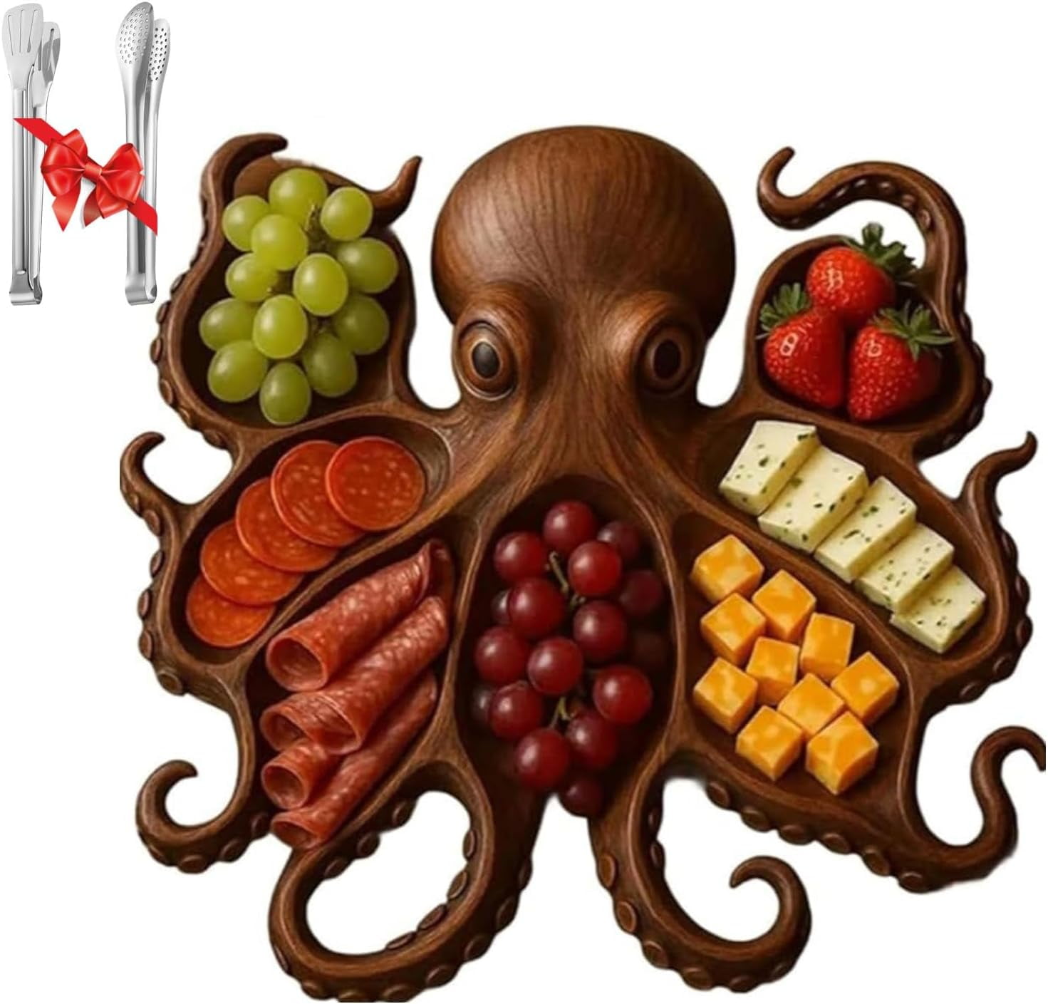 WovenWink Octopus Charcuterie Platter,Octopus Kraken Design Party Board ...
