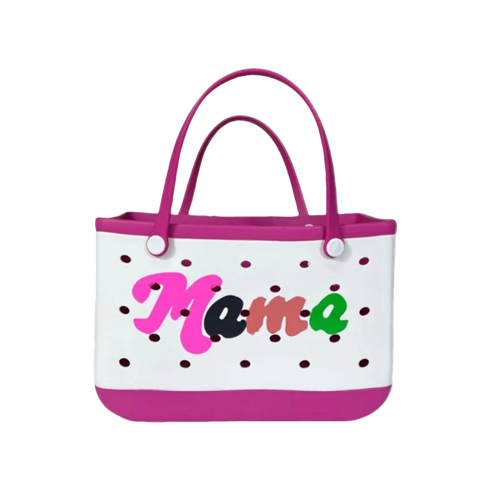 WovenWink Personalized Printed Beach Bag, 11.8" EVA Medium Mama Beach ...