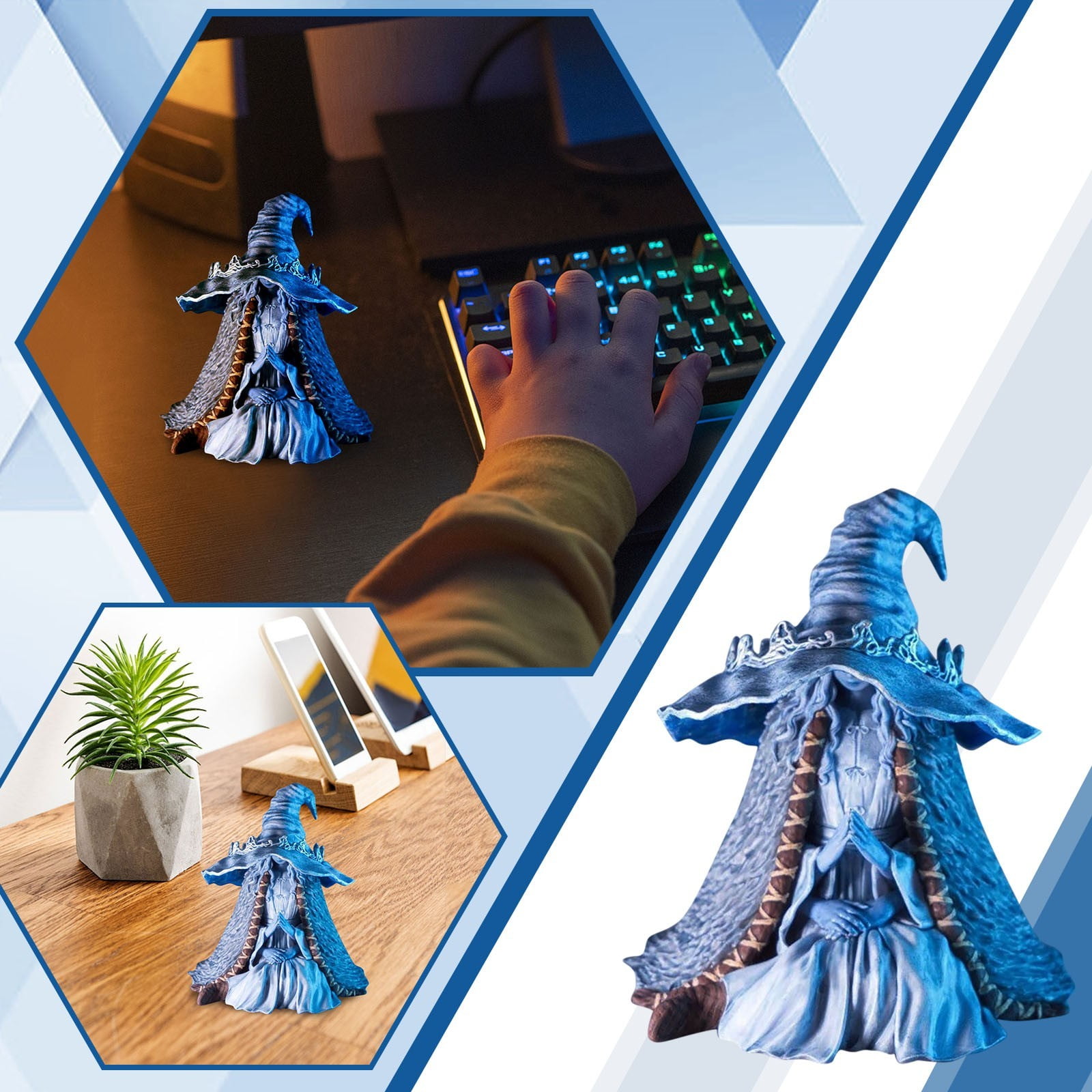 WovenWink Ranni The Witch Elden Ring Statue, 3.94" Blue Elden Ring ...