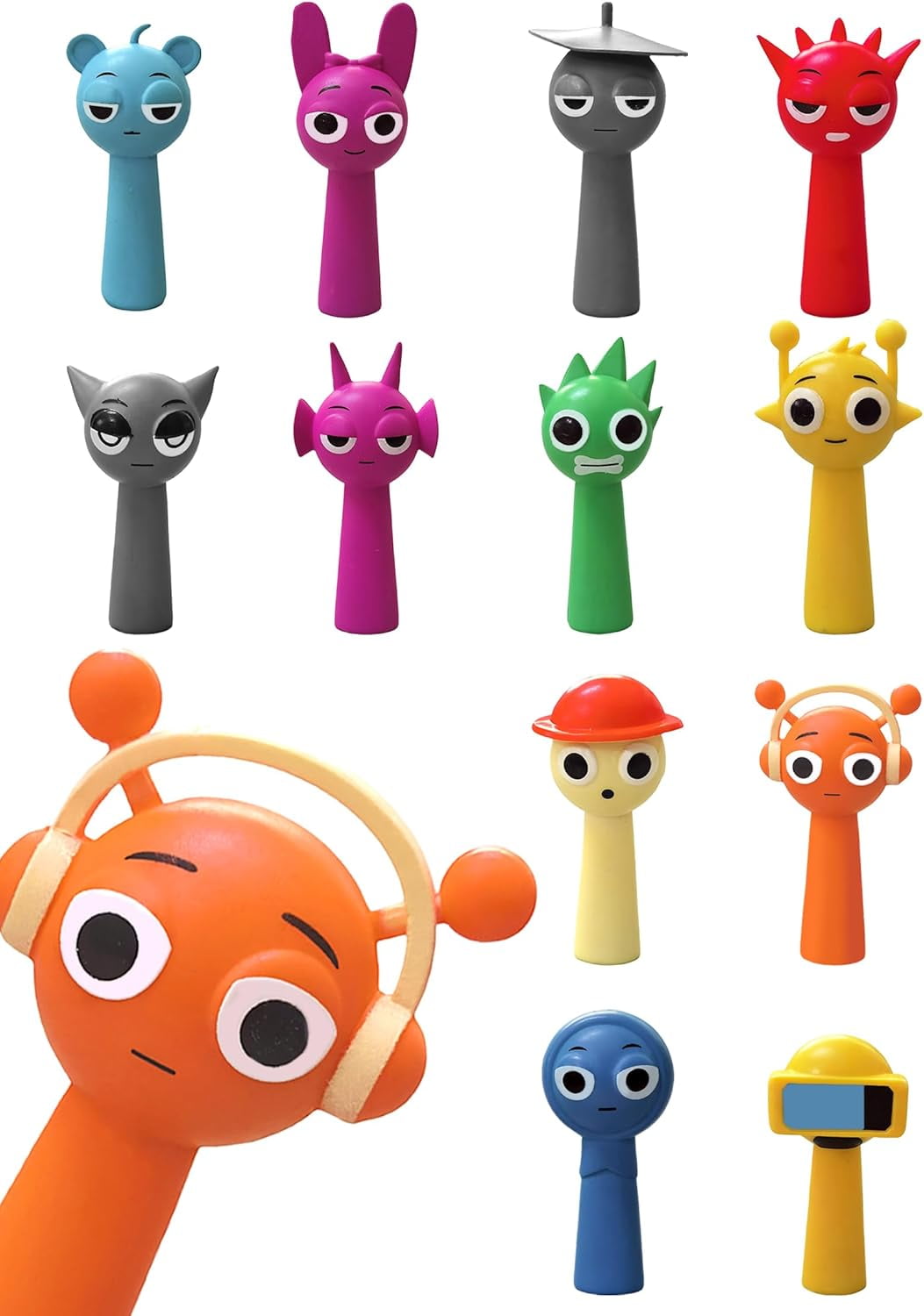 WovenWink Sprunki Action Figures Set, Sprunki Figures Sprunki Merch ...